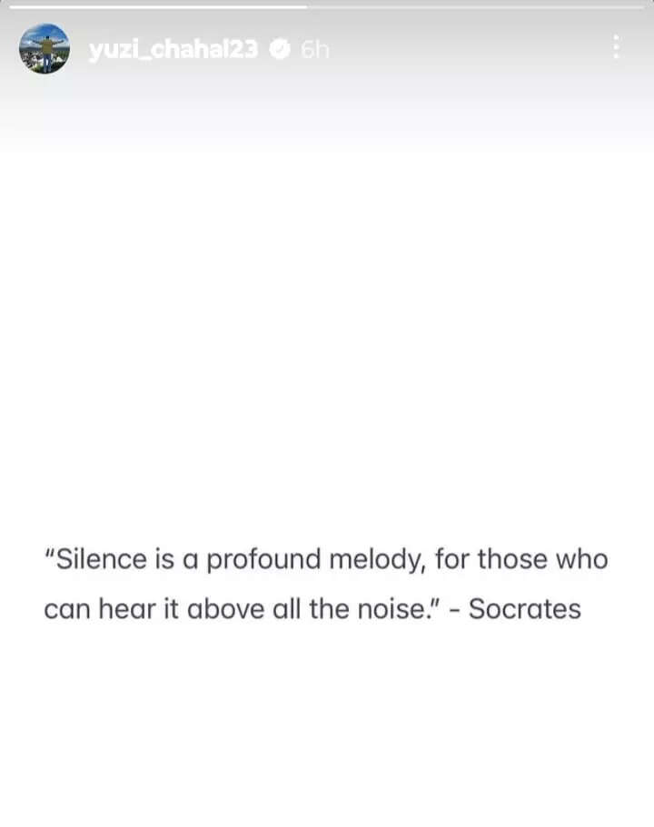 Yuzvendra Chahal's One-Line CRYPTIC Post Amid Divorce Rumours With Dhanashree Verma Goes VIRAL ...