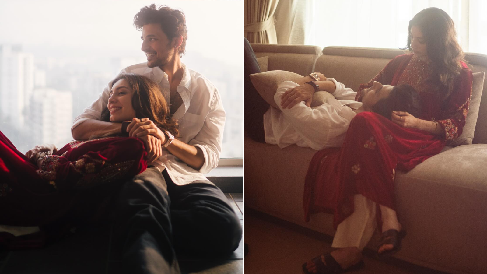 Gush Over Darshan Raval-Dharal Surelia's Post Marriage Cuddle Moments