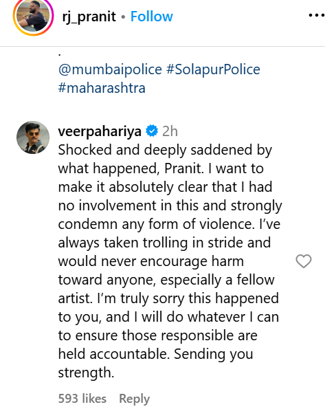 Comedian Pranit More Says He Was Assaulted For Trolling Veer Pahariya, Sky Force Actor Denies ...