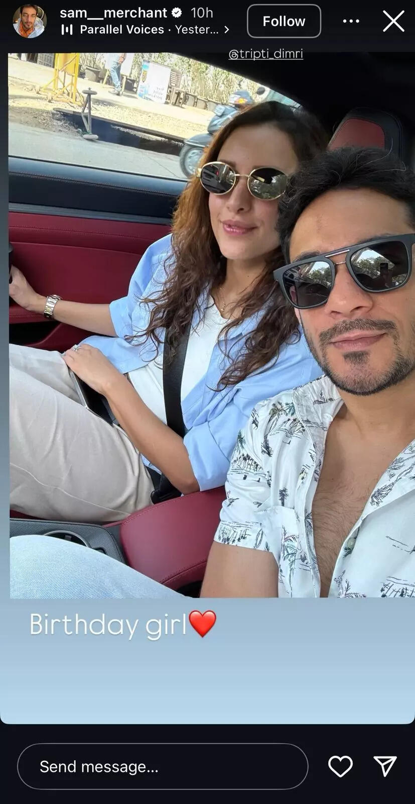 Triptii Dimri Shares Video Celebrating 31st Birthday With Rumoured Beau ...