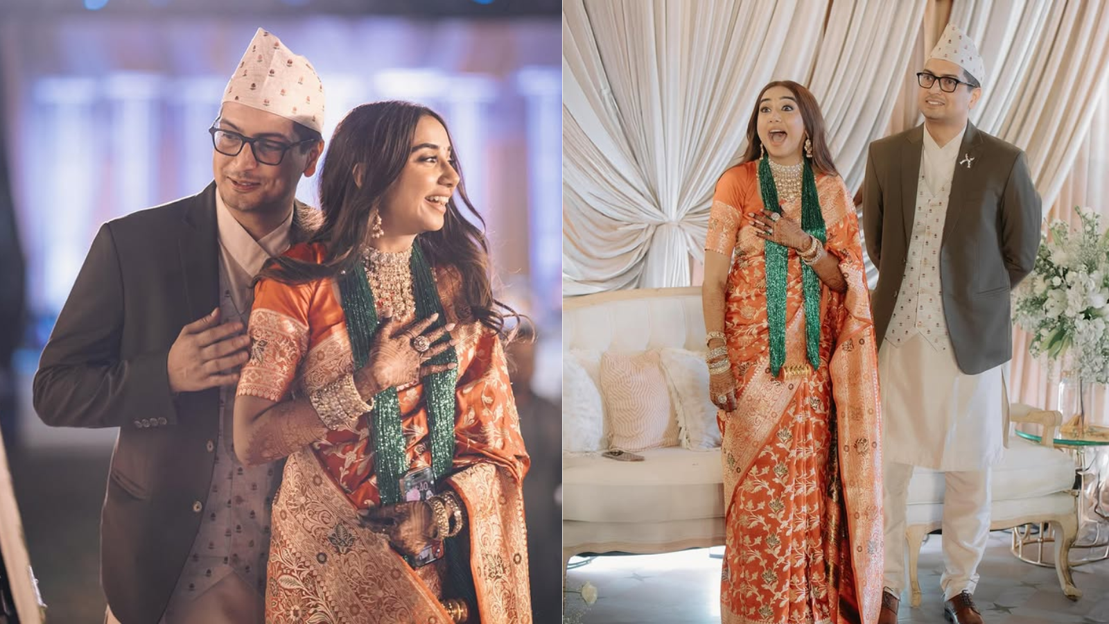 Prajakta Koli-Vrishank Khanal’s Reception Pics Showcase Nepal’s Rich ... Prajakta Koli-Vrishank Khanal’s Reception Pics Showcase Nepal’s Rich ...