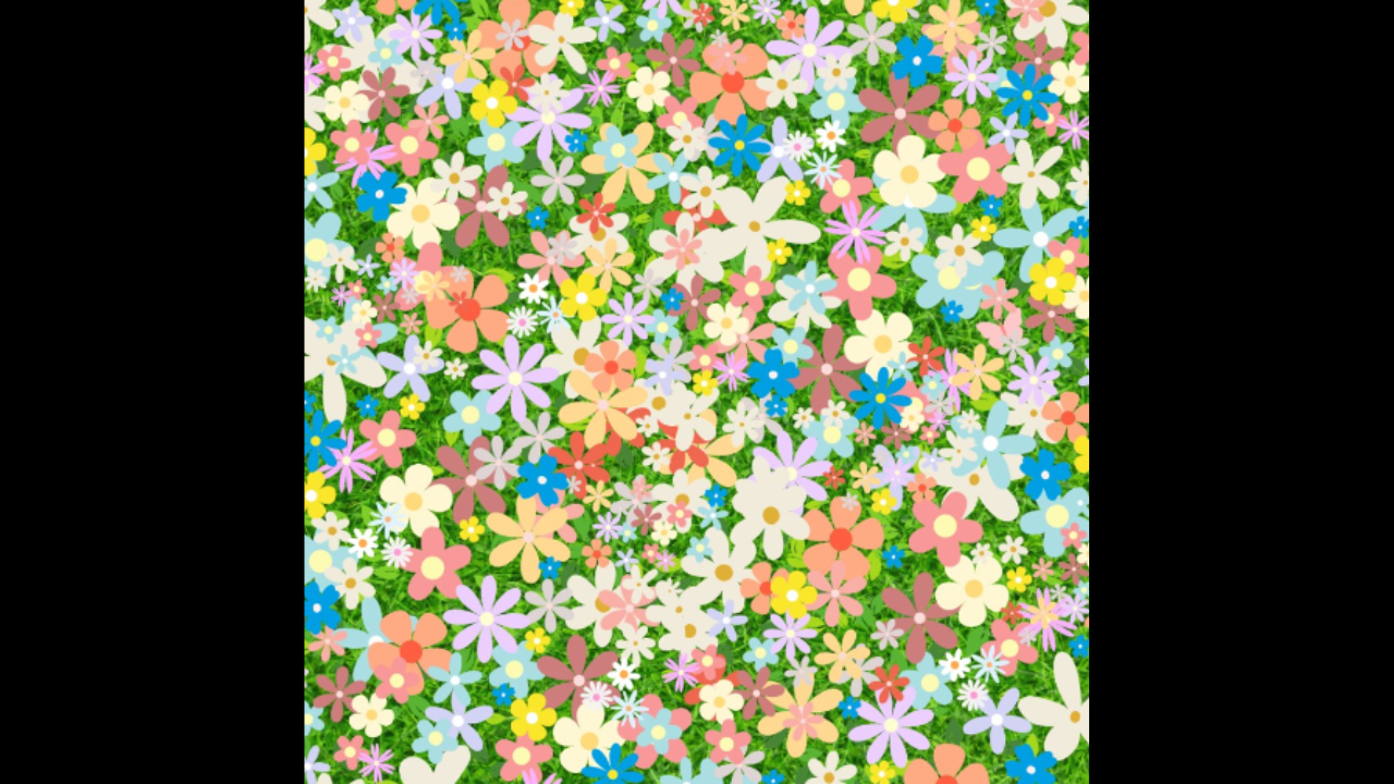 Optical Illusion: Among The Bed Of Flowers, Spot The Beautiful ...