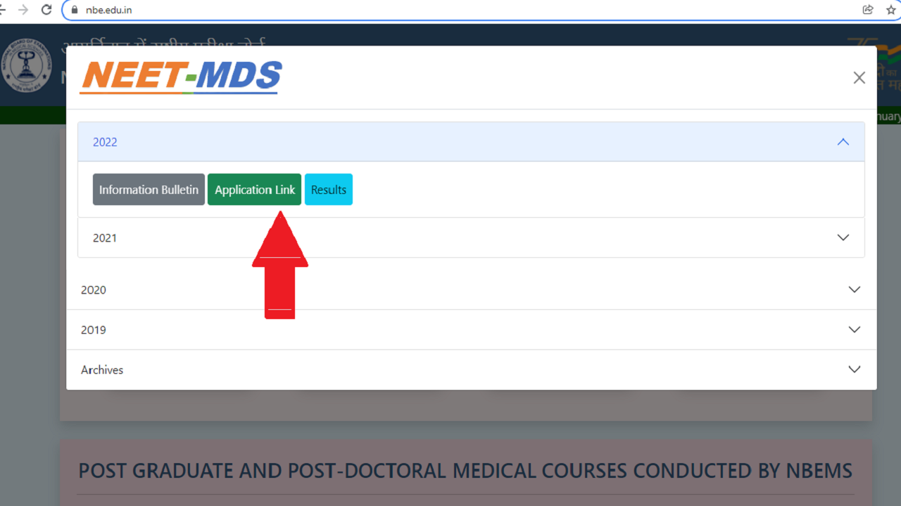 NEET MDS 2022: Registrations begin on nbe.edu.in - Steps on how to ...
