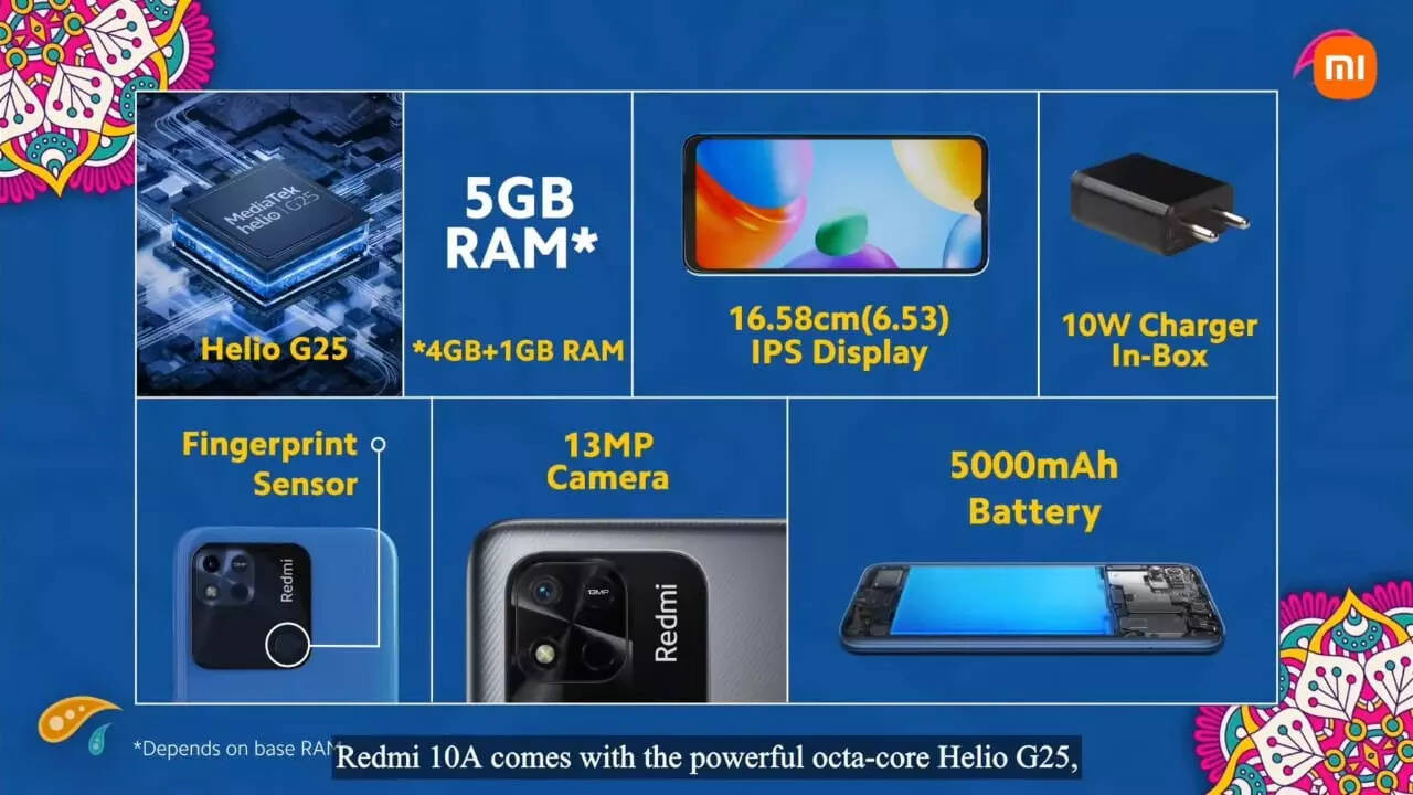 Redmi 10A, Redmi 10 Power launched in India: Price, specifications ...