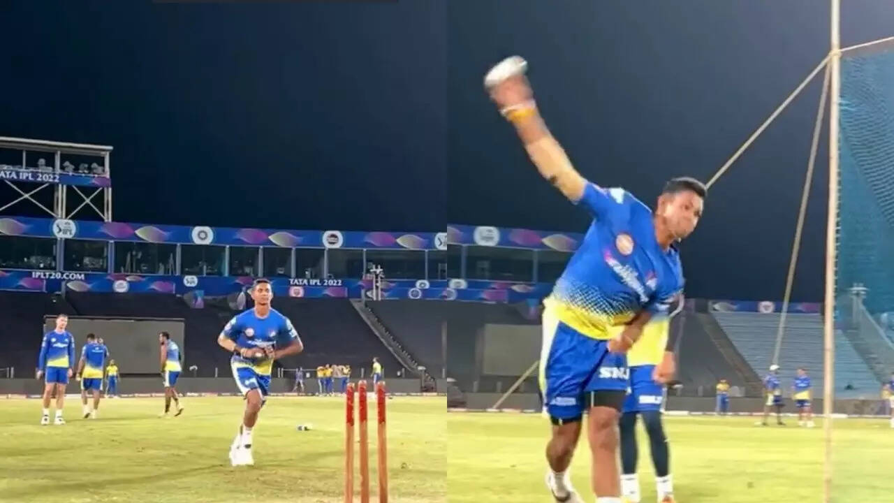 Watch: Junior Malinga Matheesha Pathirana joins CSK, perfectly imitates ...