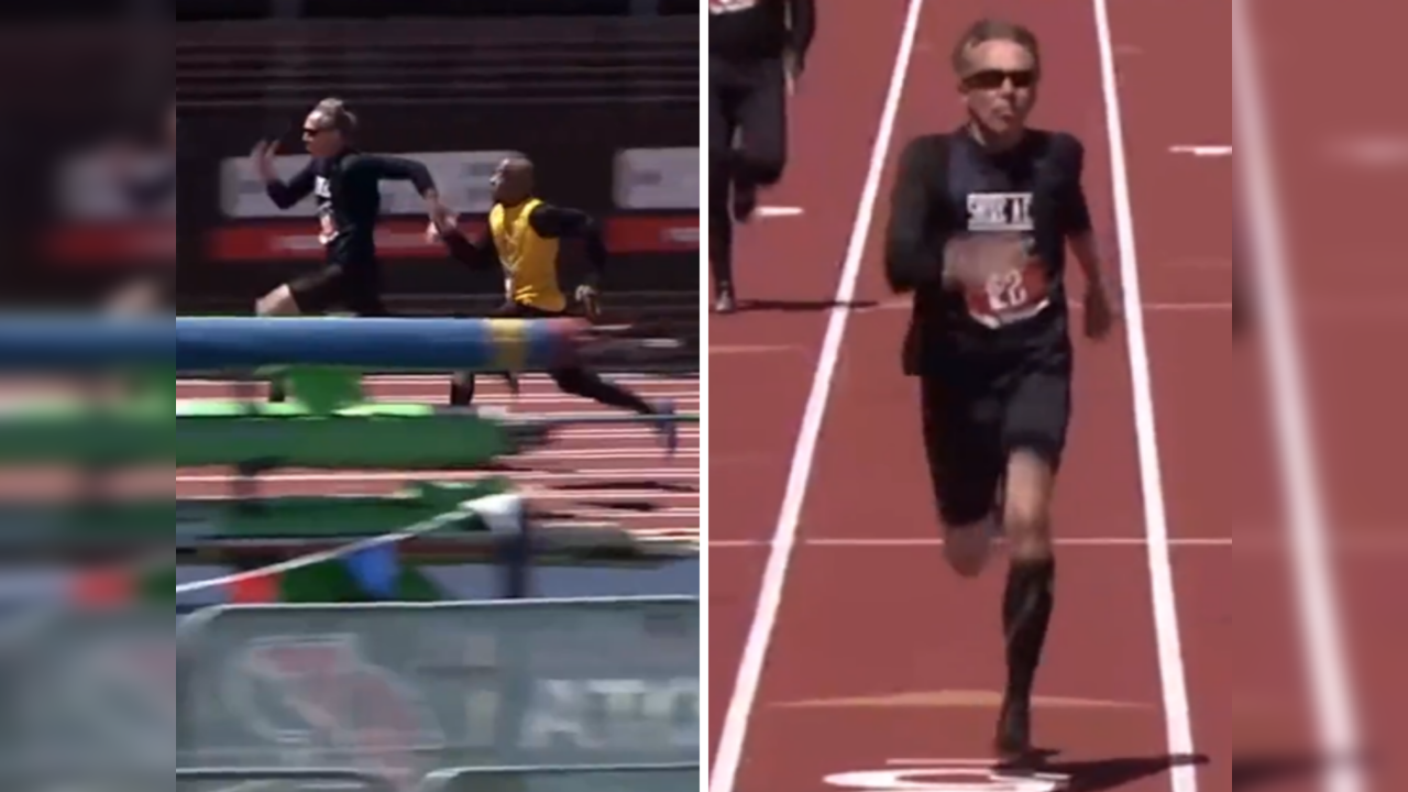 Viral video: |70-year-old finishes 100-metre dash in less than 14 ...