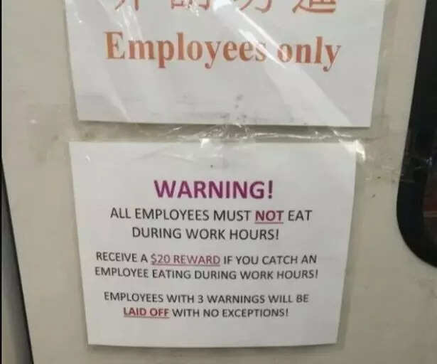 Boss bans employees from eating during work hours, offers Rs 1,500 for ...