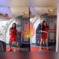 Viral video: SpiceJet air hostess sets the aisle on fire, dances to ...