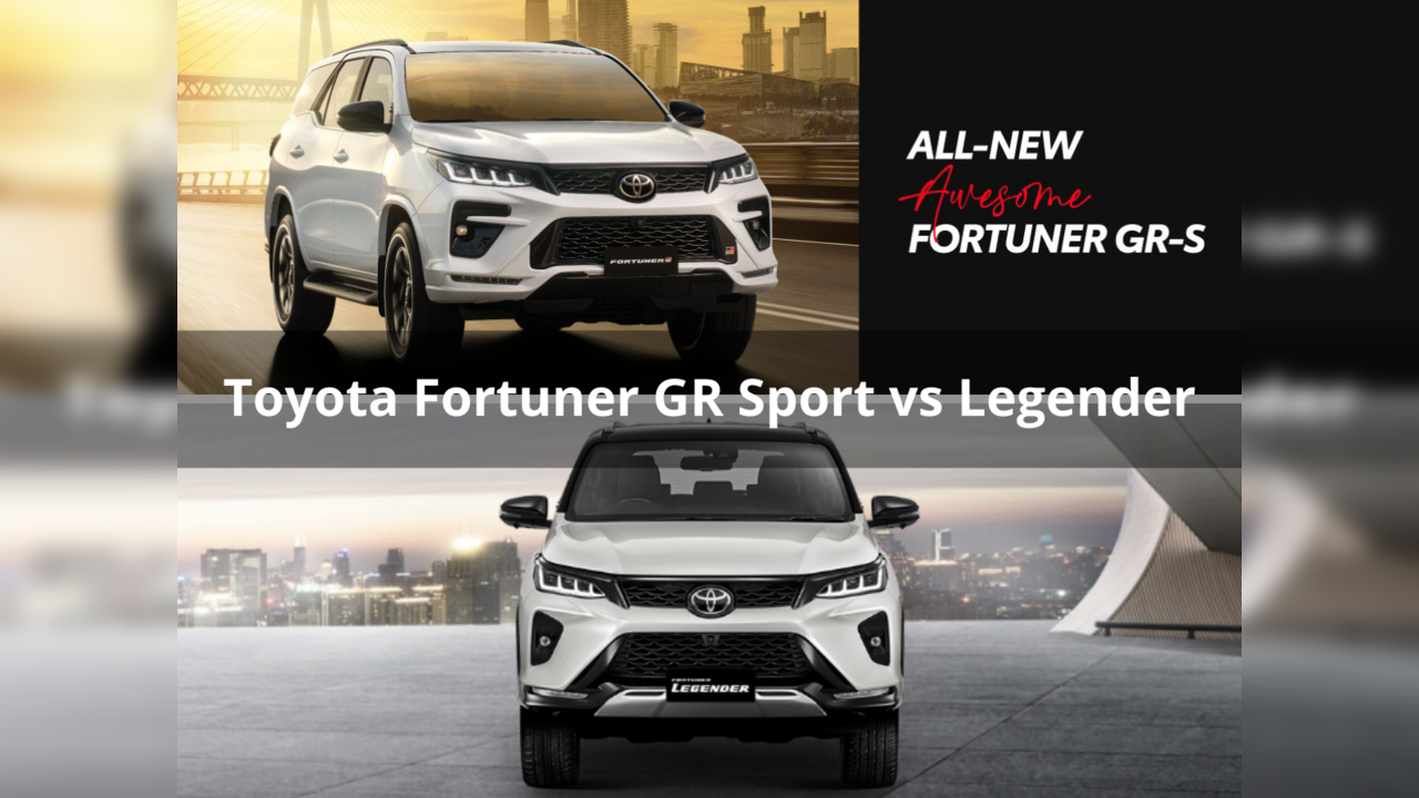 Toyota Fortuner GR Sport vs Toyota Fortuner Legender: Differences explained