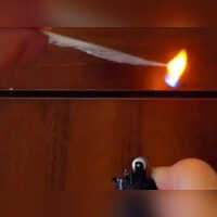 Viral video: Bizarre trick where flame floats above lighter baffles the ...
