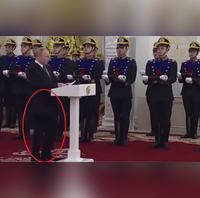 Russian President Vladimir Putin seen 'shaking' with 'unsteady feet' in ...