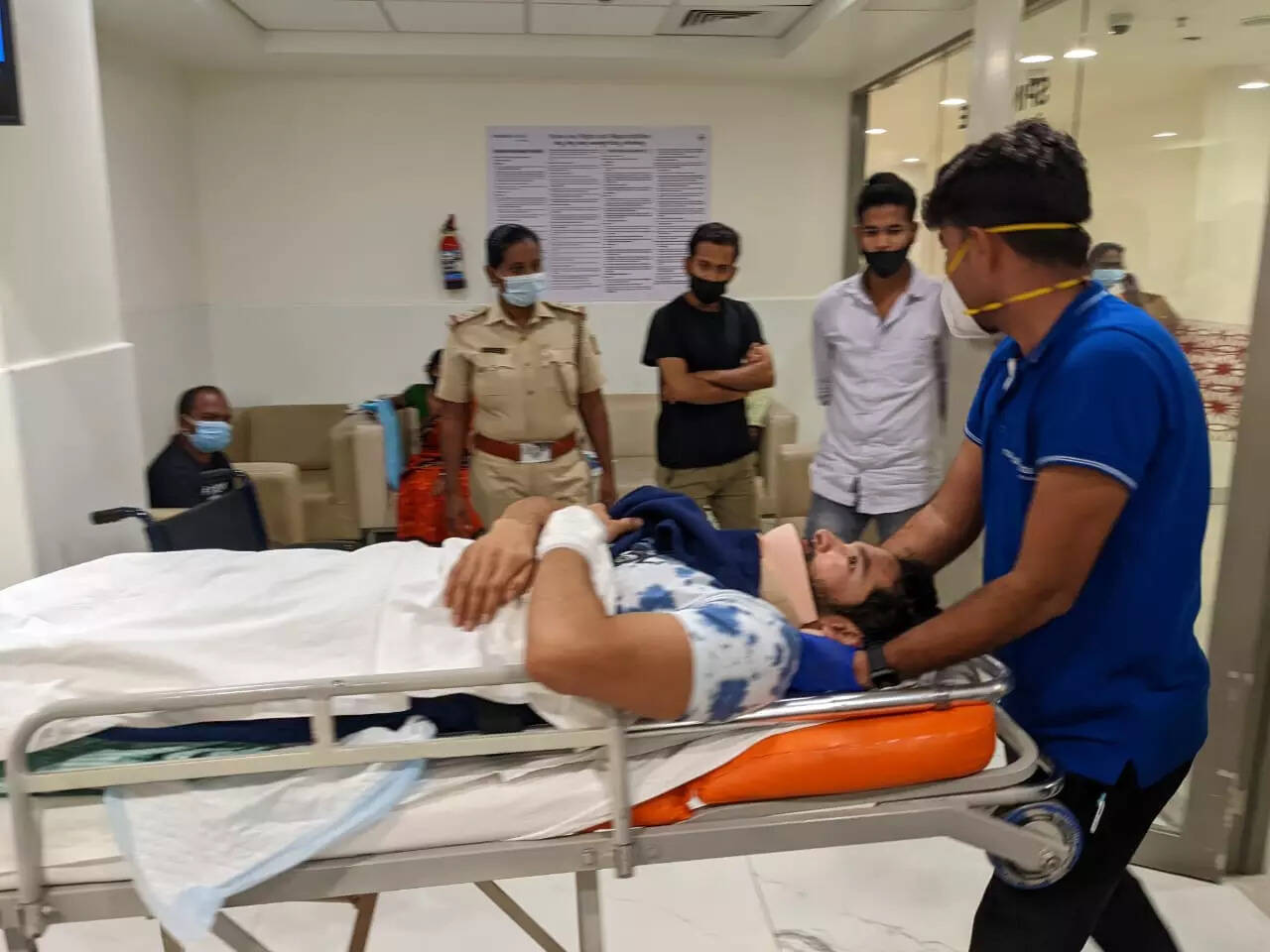 Kannada actor Dignath injures his neck while trying back flip ...