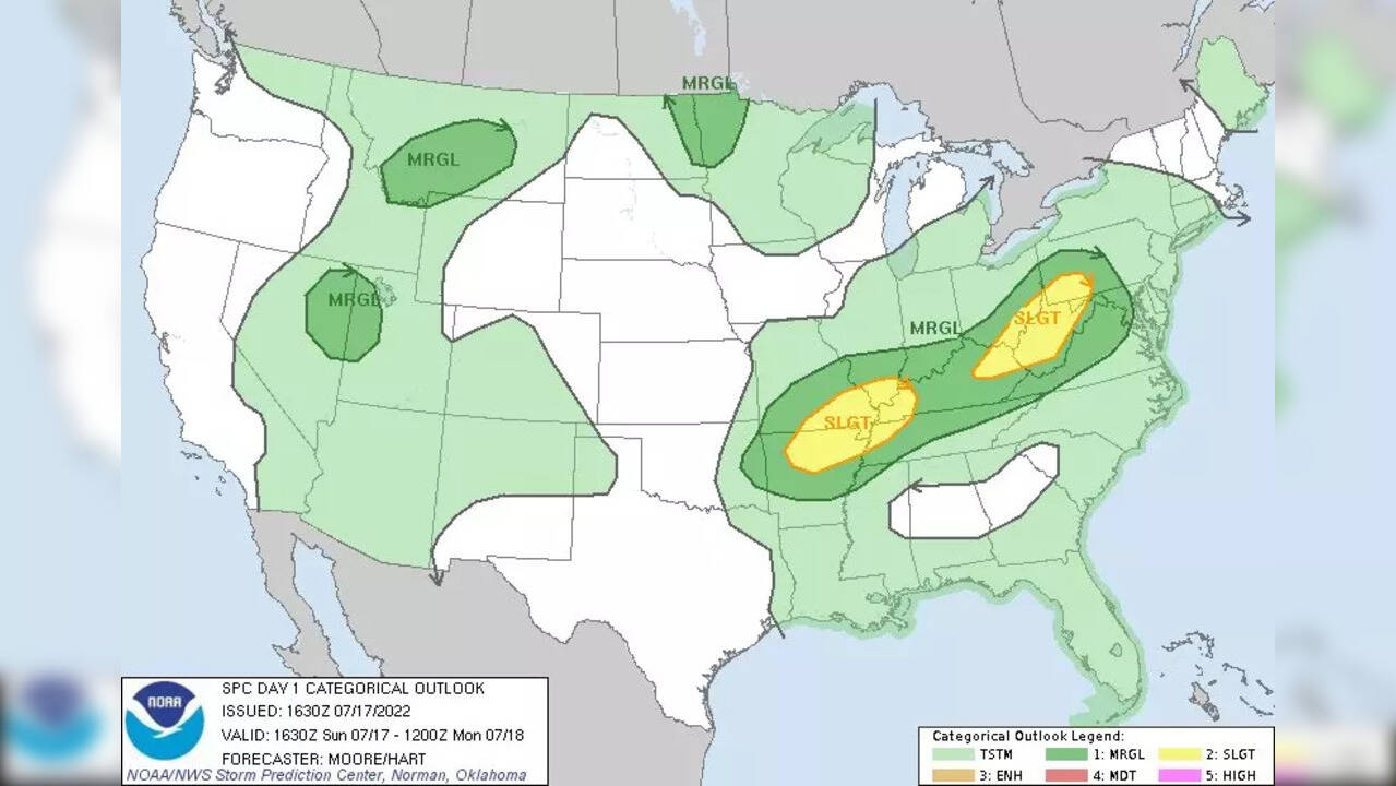 This incredible weather forecast map looks like a Teenage Mutant Ninja ...
