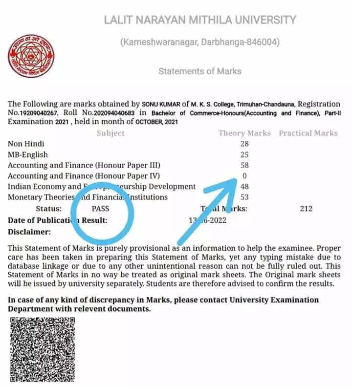 Bihar: Student with 151 out of 100 marks Fails exams while another with ...