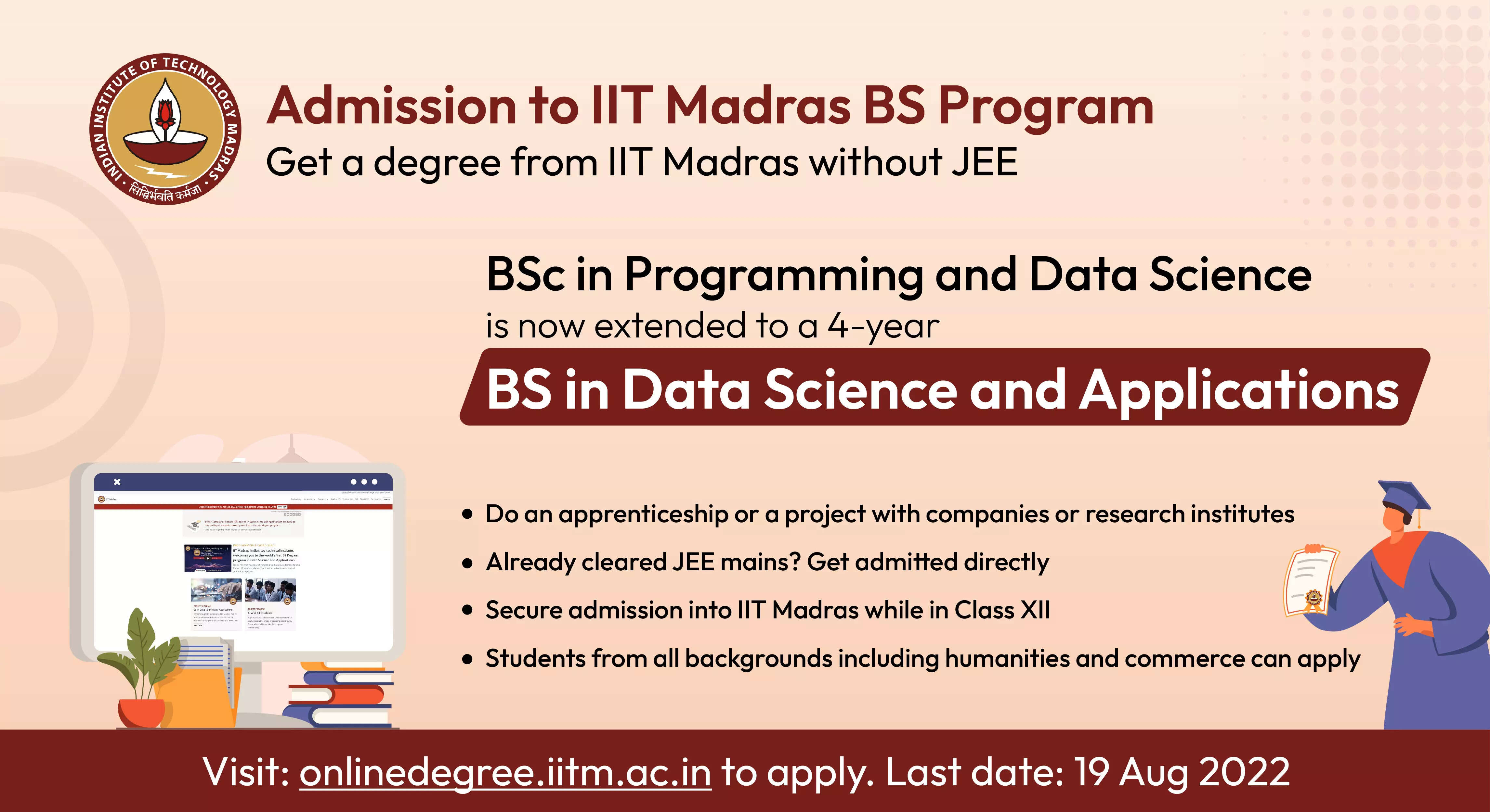 IIT Madras Opens Admissions To BS In Data Science And Applications JEE 