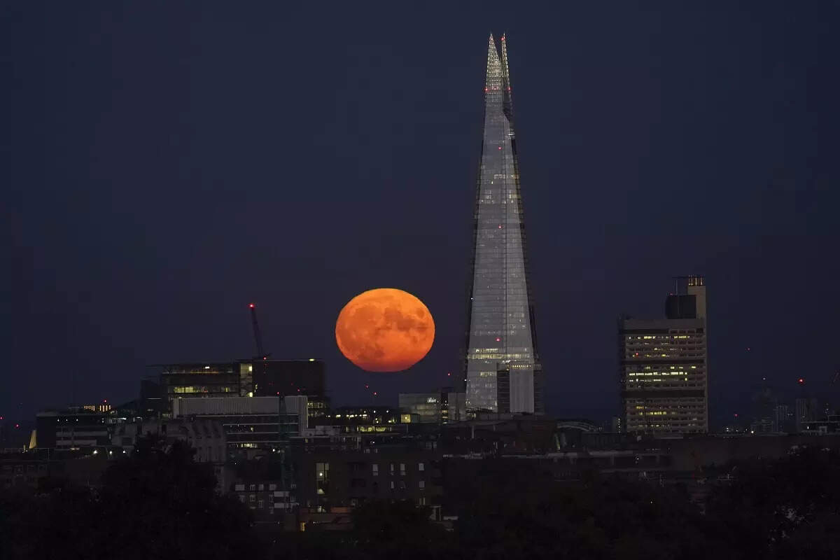 Breathtaking pictures of last supermoon of 2022 | Viral News, Times Now