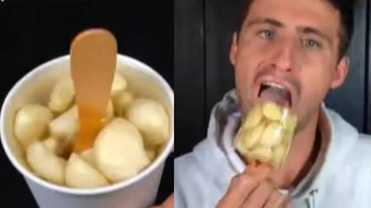 'Food from hell': Video of man making popsicle with garlic cloves ...
