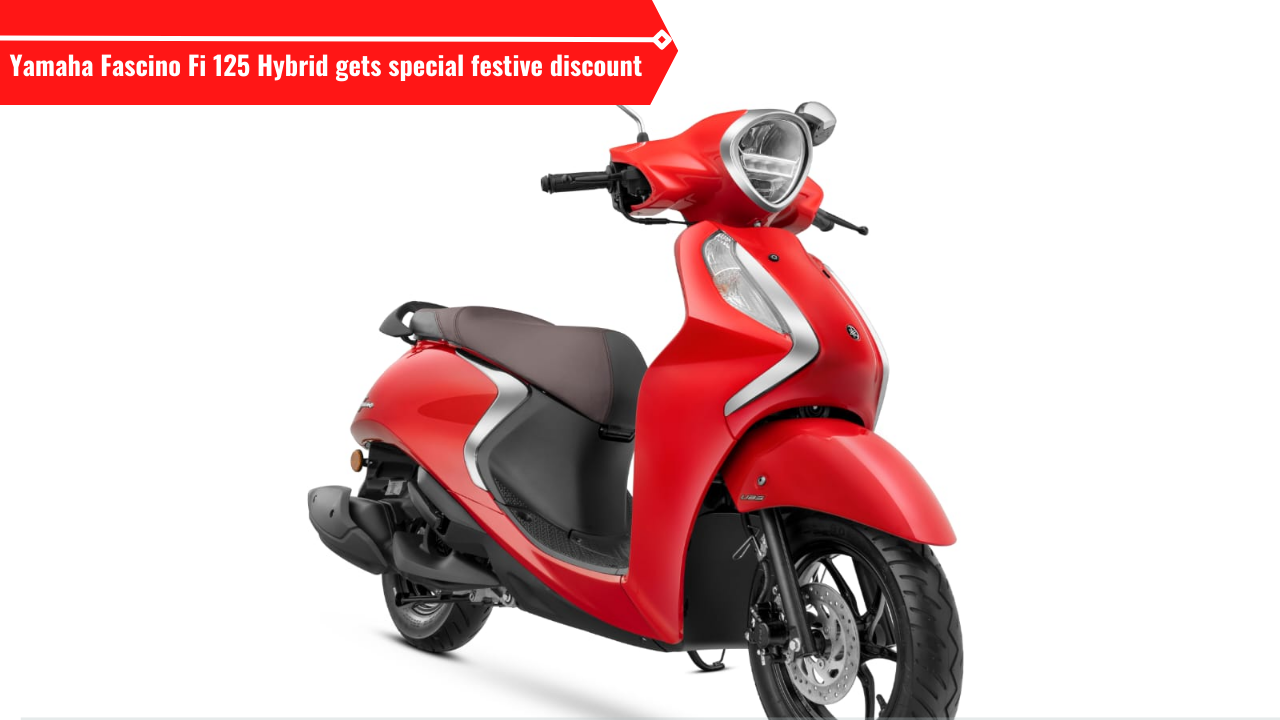 Yamaha announces exciting festive offer for the Fascino 125 Fi Hybrid ...
