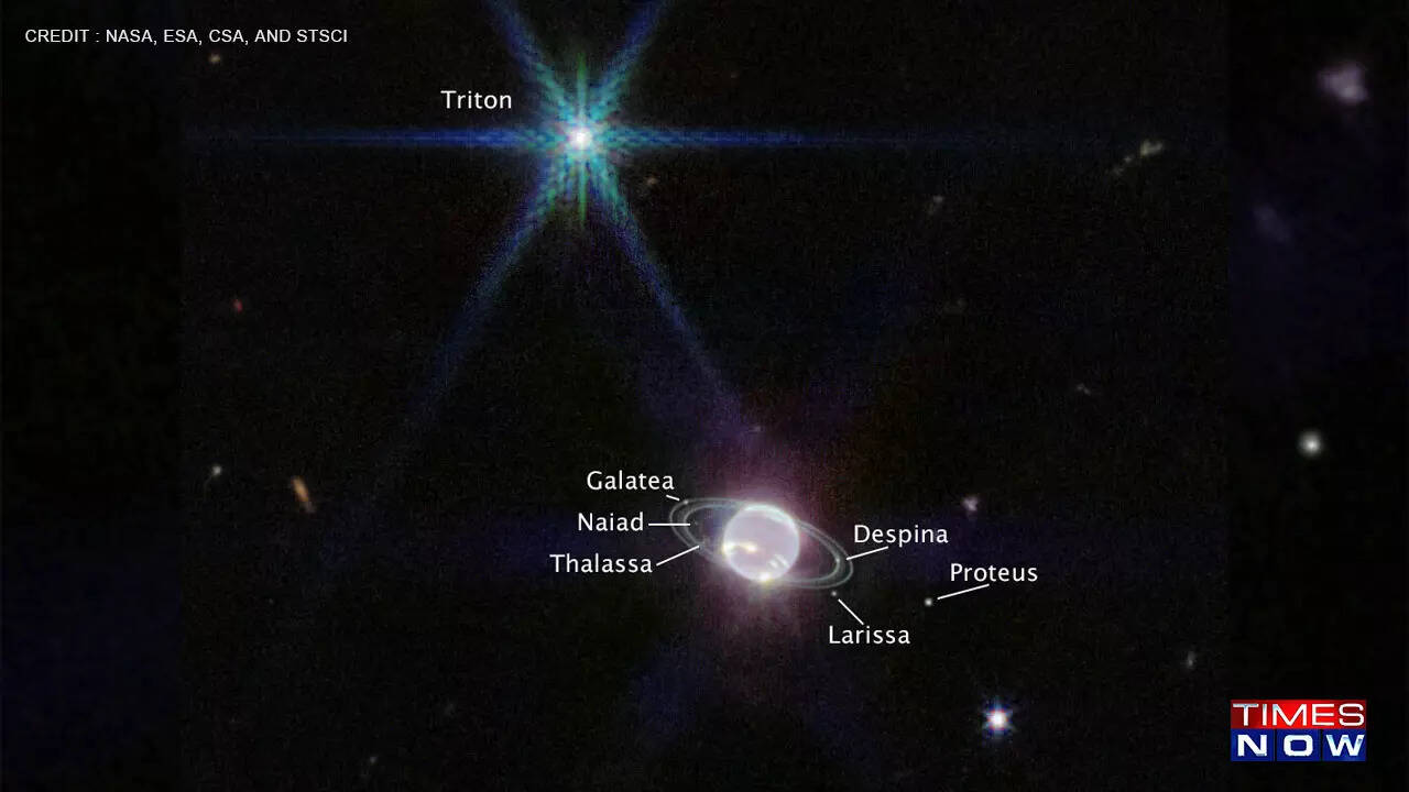 James Webb Space Telescope captures the clearest image of Neptune's Rings after Voyager 2 ...