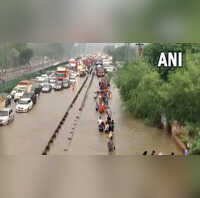 Over 50 areas in Gurugram waterlogged after heavy rain; underpass, subways closed, traffic ...