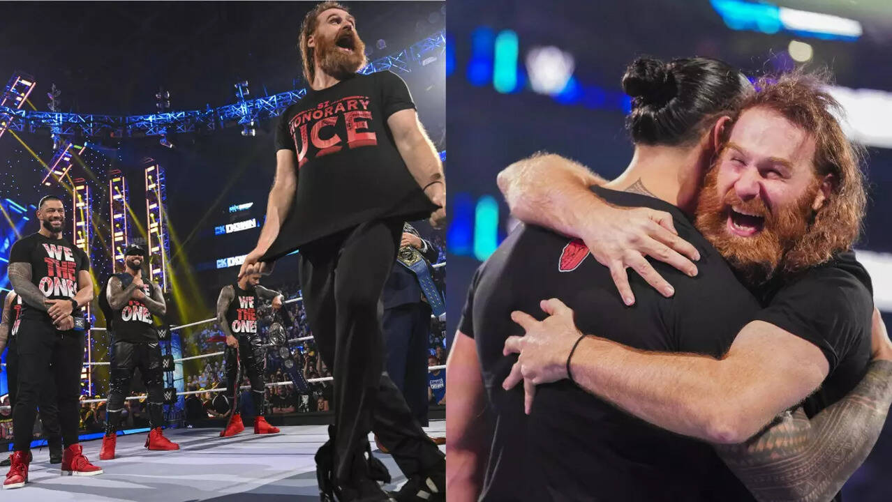 WATCH: Roman Reigns adds 'Honorary Uce' Sami Zayn to Bloodline on ...