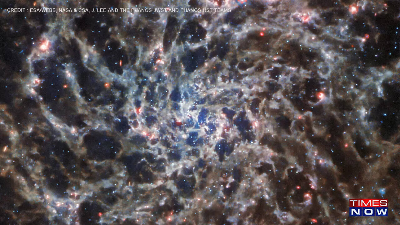 James Webb Space Telescope's MIRI cam captures spectacular images of spiral galaxy | Technology ...