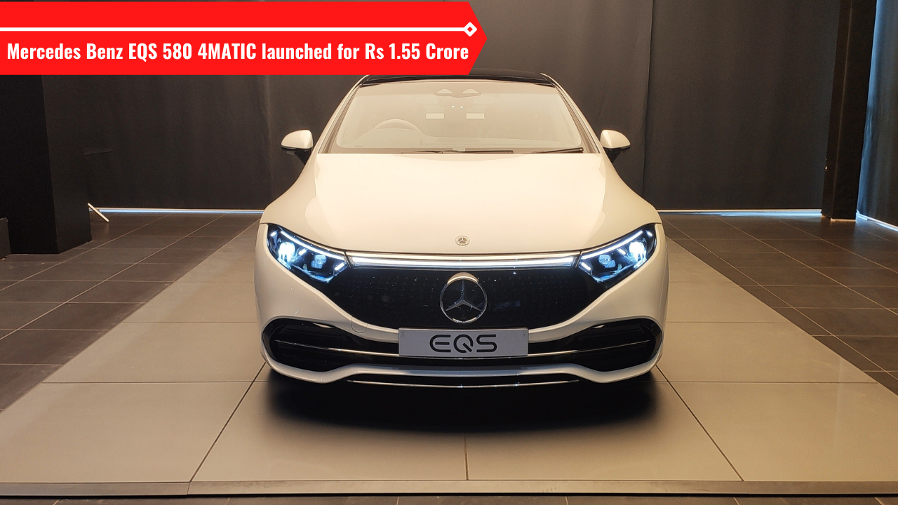 Mercedes Benz EQS 580 4MATIC launched for Rs 1.55 Crore | Car News News, Times Now