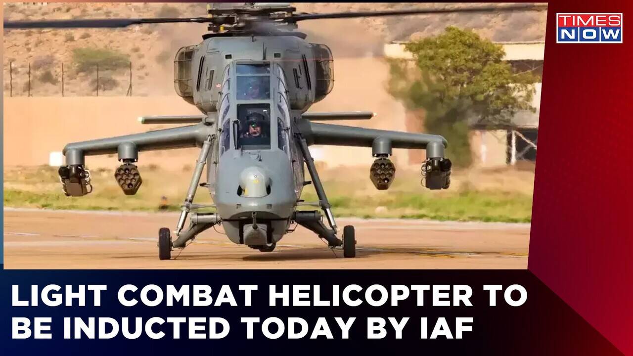 Big boost to Make in India: First indigenously developed LCH inducted into IAF by Defence ...