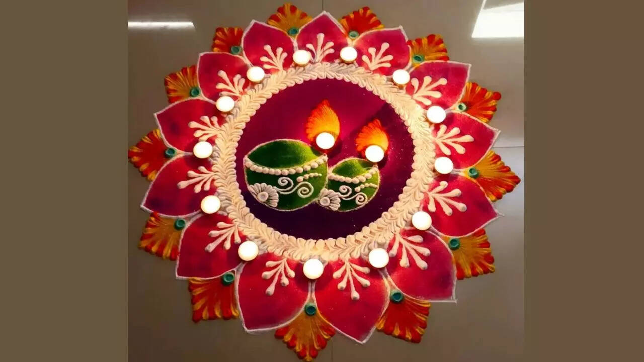 Dussehra Rangoli Design Ideas: Check out DIY Rangoli Design ideas for ...