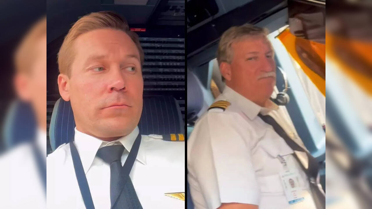 ‘When Dad becomes boss’ | Father-son pilot duo flies plane together in ...