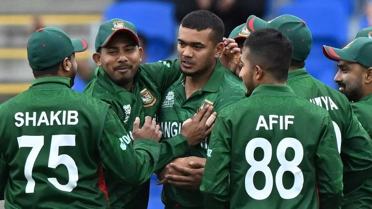 Taskin Ahmed helps Bangladesh secure first-ever Super 12 win in T20 ...