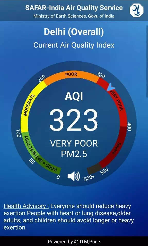 Delhi's air quality worsens after Diwali as people burst firecrackers despite ban; AQI at 323 ...
