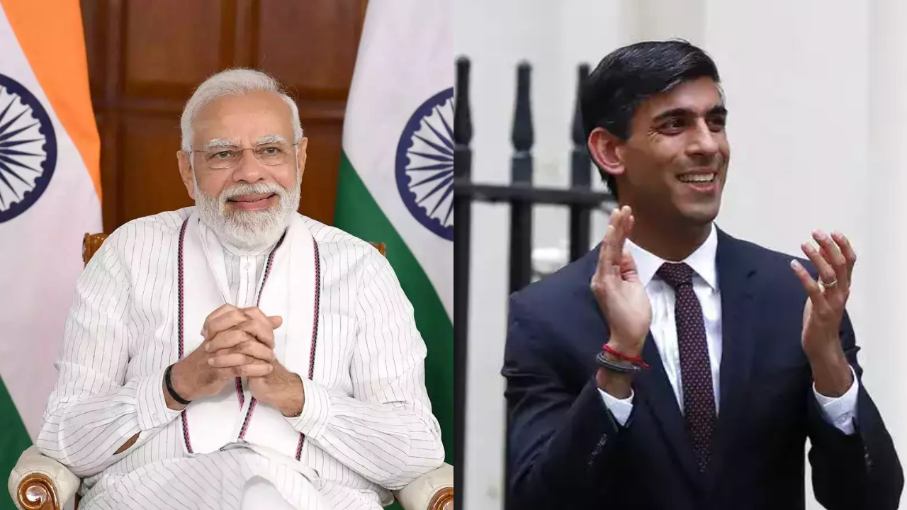 PM Modi speaks to UK PM Rishi Sunak, says agreed on early conclusion of a balanced FTA | World ...