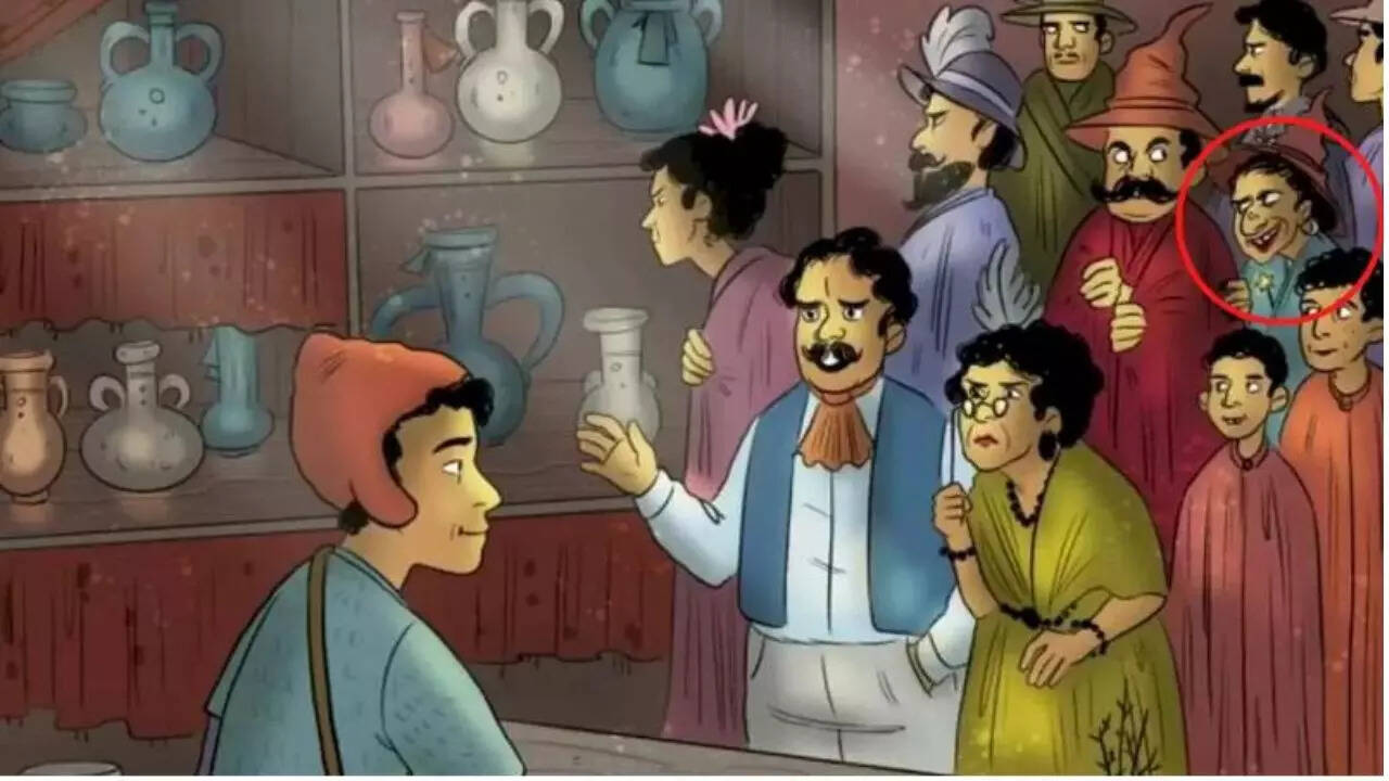 Optical illusion: Only a genius can spot the Halloween witch in 8 ...