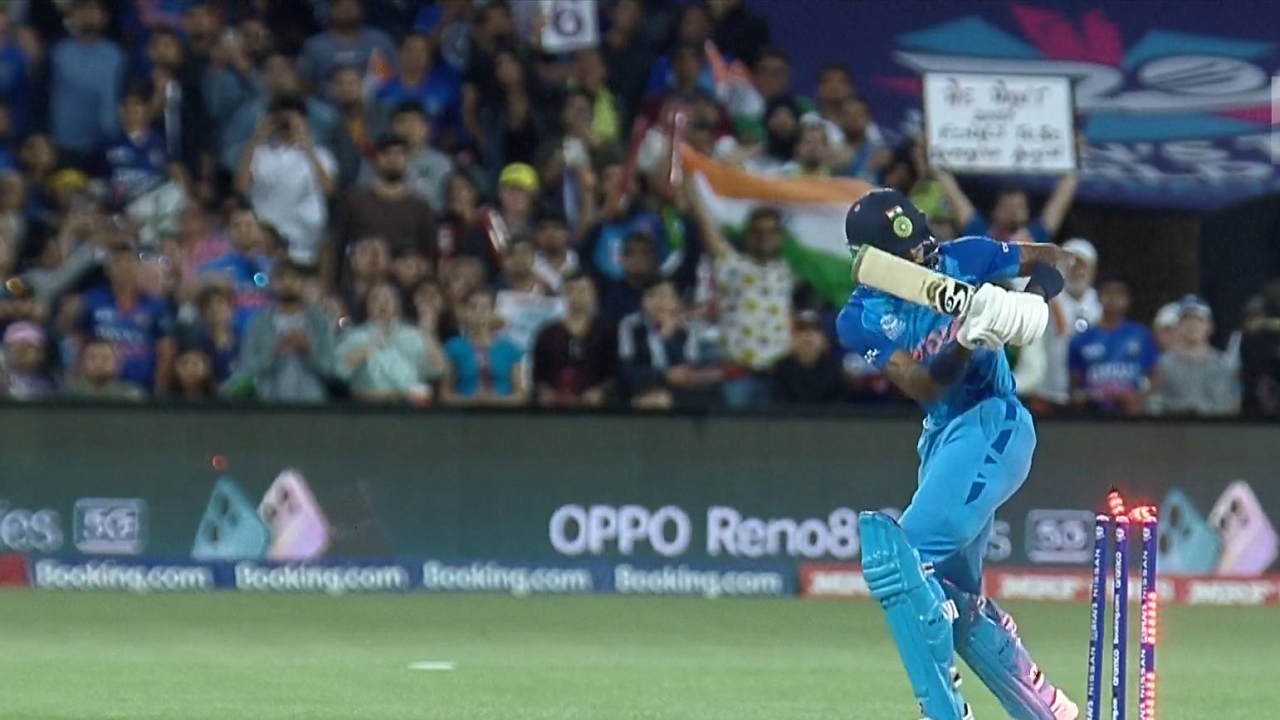 WATCH: Hardik Pandya deprived of 4 runs after being hit-wicket off ...