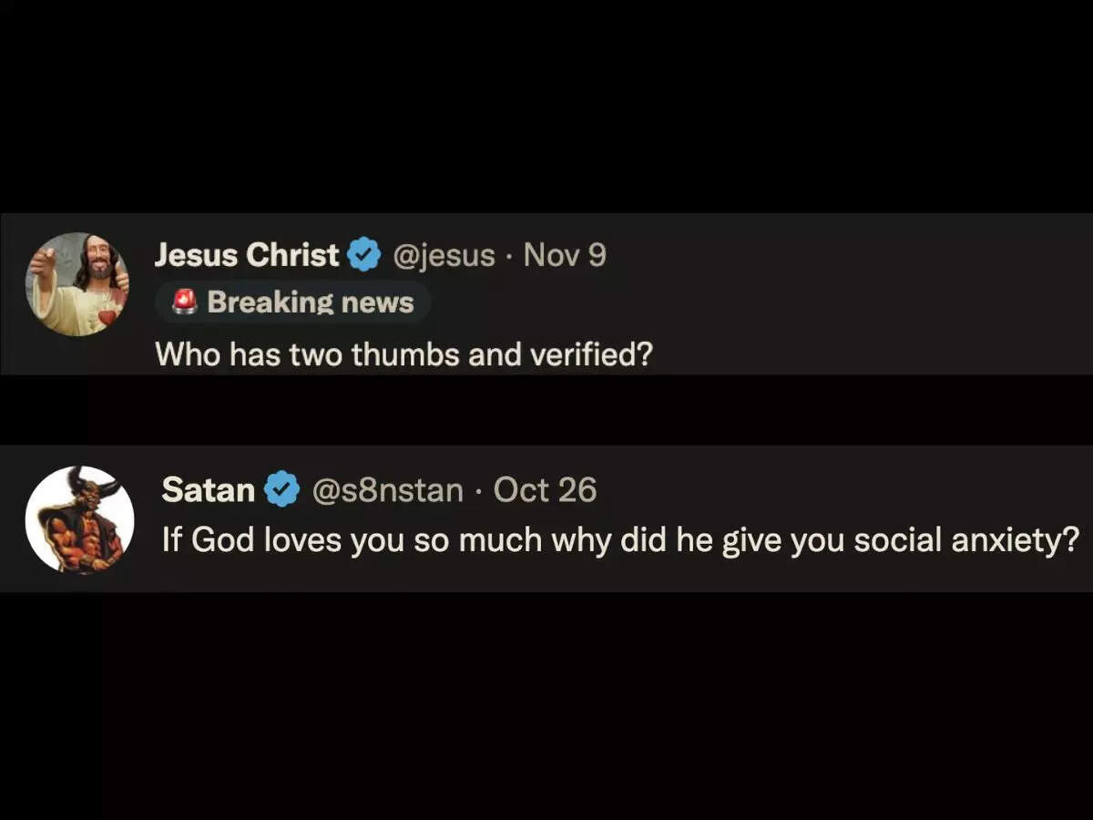 Jesus Christ, Satan now verified on Twitter Jesus Christ, Satan now verified on Twitter