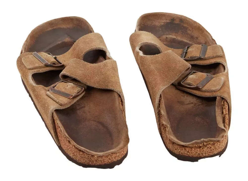 Apple co-founder Steve Jobs' sandals up for auction; estimated to fetch ...