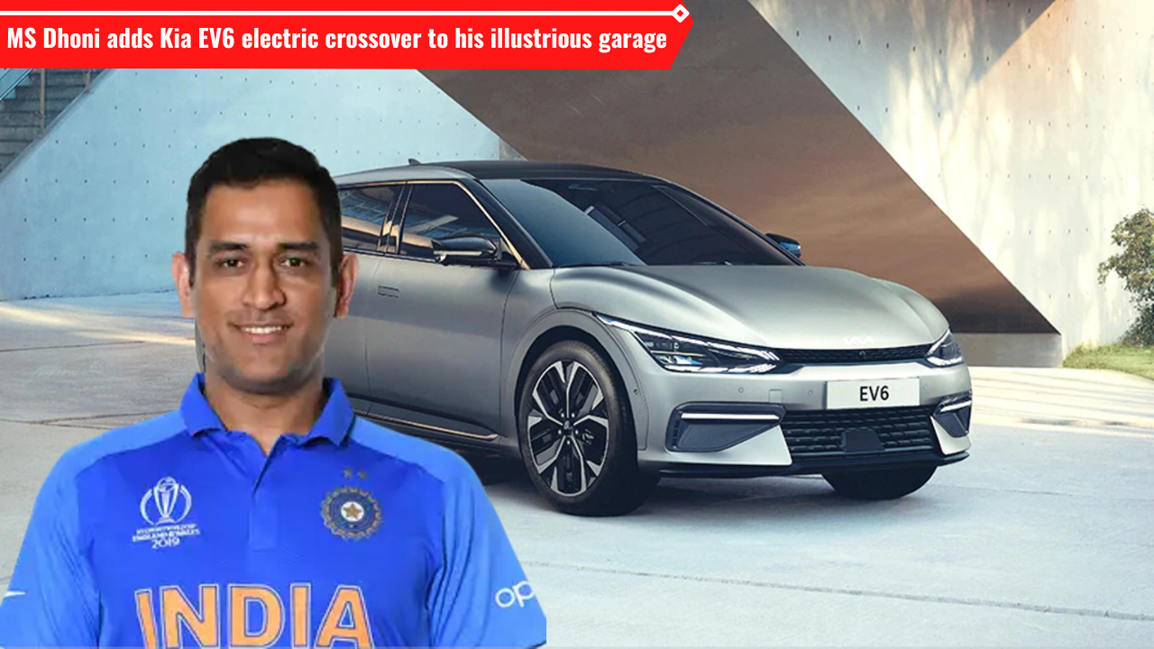 MS Dhoni adds Kia EV6 electric crossover to his illustrious garage ...