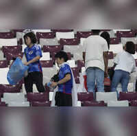 WATCH: Japan fans clean stadium before leaving after Samurai Blue ...