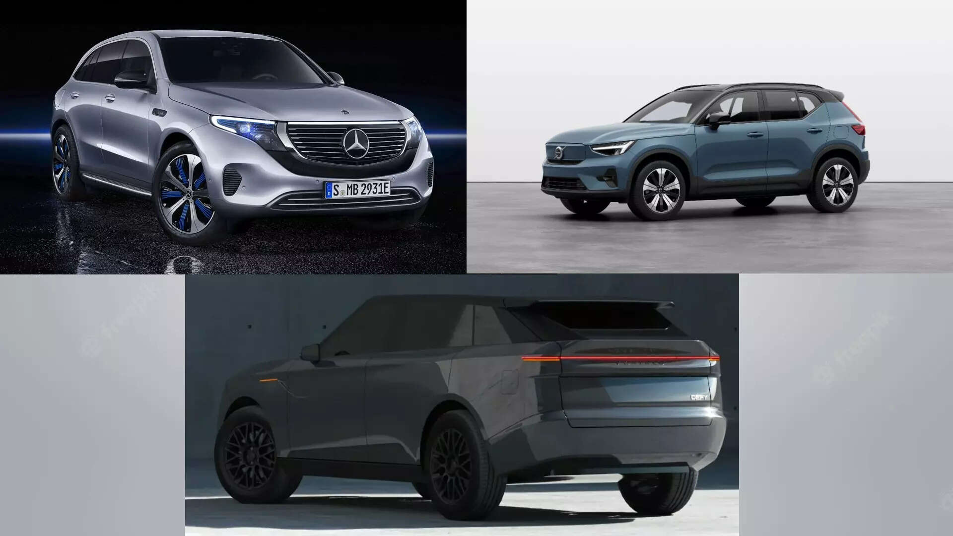 Pravaig Dynamics Defy vs Mercedes Benz EQC vs Volvo XC40 Recharge ...