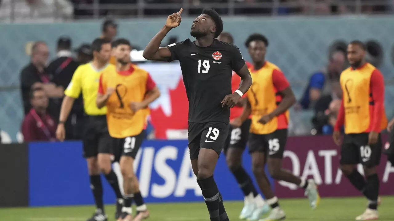 Cro Vs Can Alphonso Davies Creates History Scores First Goal For