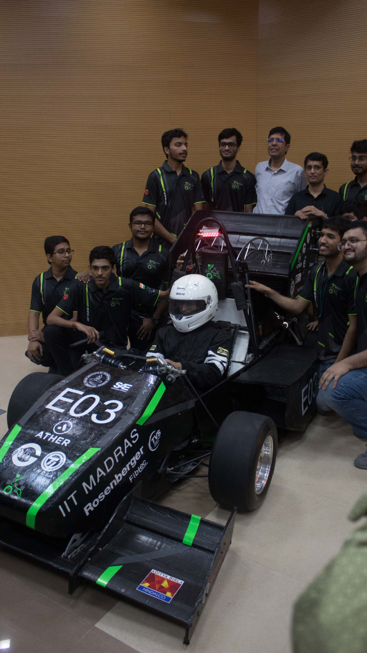 IIT Madras Raftar team unveils first Electric Racing Car, see snaps