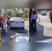 Woman loses car after exiting it in a hurry to talk to station employees