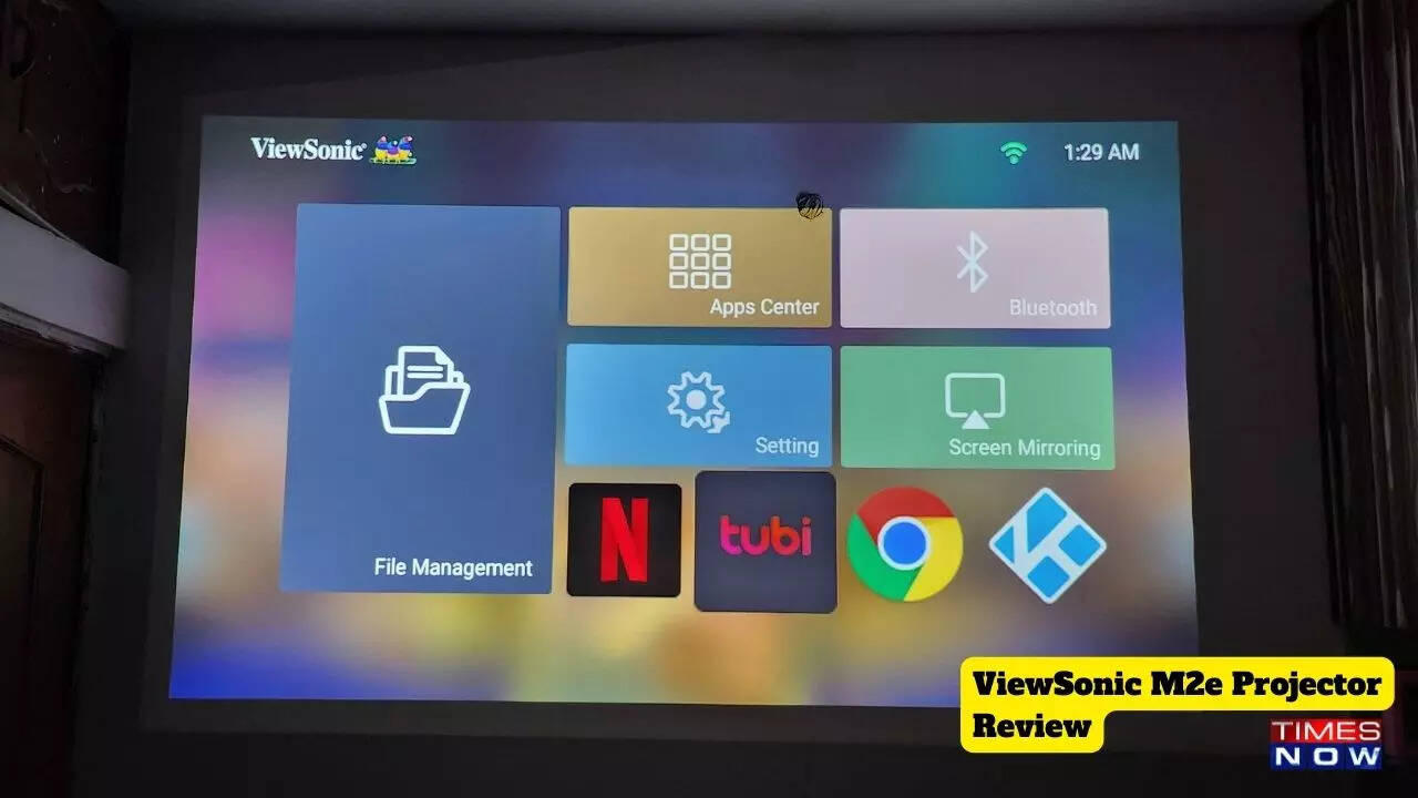 ViewSonic M2e LED Projector Review: 100 Inch screen for the price of a 55 inch TV | Technology ...