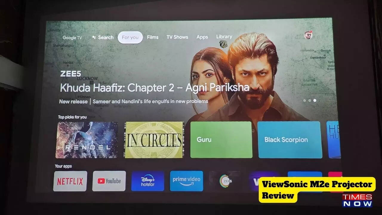 ViewSonic M2e LED Projector Review: 100 Inch screen for the price of a 55 inch TV | Technology ...