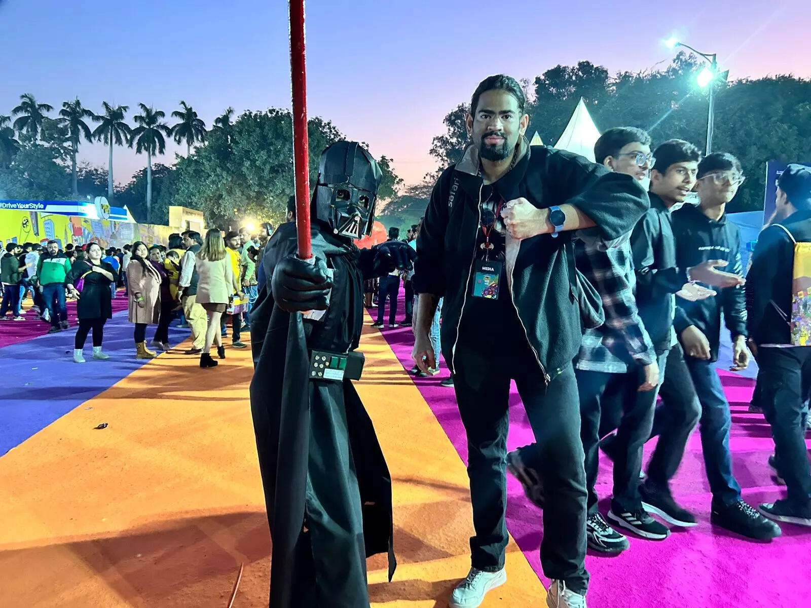 Comic-Con Delhi 2022 shot on the iPhone 14 ft rapper Fotty Seven ...