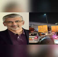 Jet Airways CEO Sanjiv Kapoor, after leaving Delhi Airport T3 parking ...
