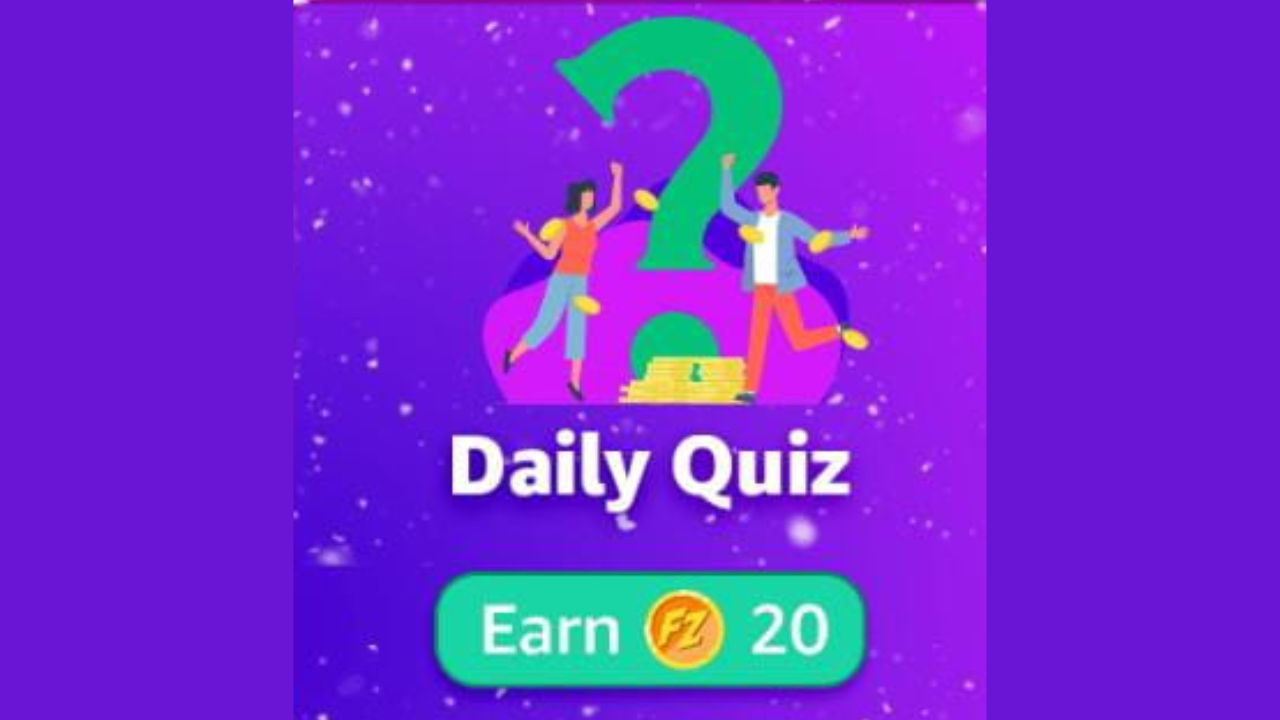 Amazon quiz: Check Amazon daily FZ coins quiz answers for today here ... Amazon quiz: Check Amazon daily FZ coins quiz answers for today here ...