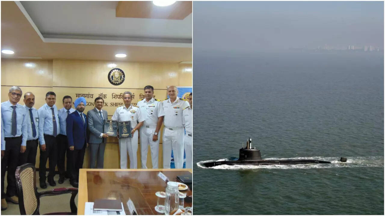 INS Vagir, 5th Kalvari class submarine under Project-75, delivered to ...
