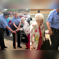 102-year-old woman gets handcuffed, placed in police car to tick 'be ...